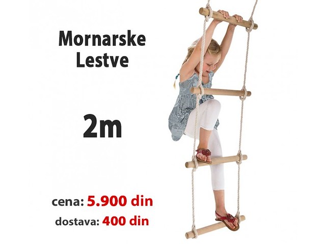 Mornarske lestve / Mornarske merdevine - 2m