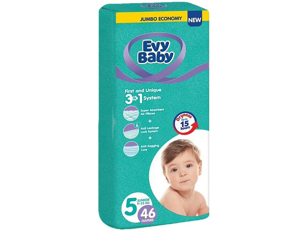 EvyBaby Pelene jumbo 5 junior 12-25kg (46) 3u1