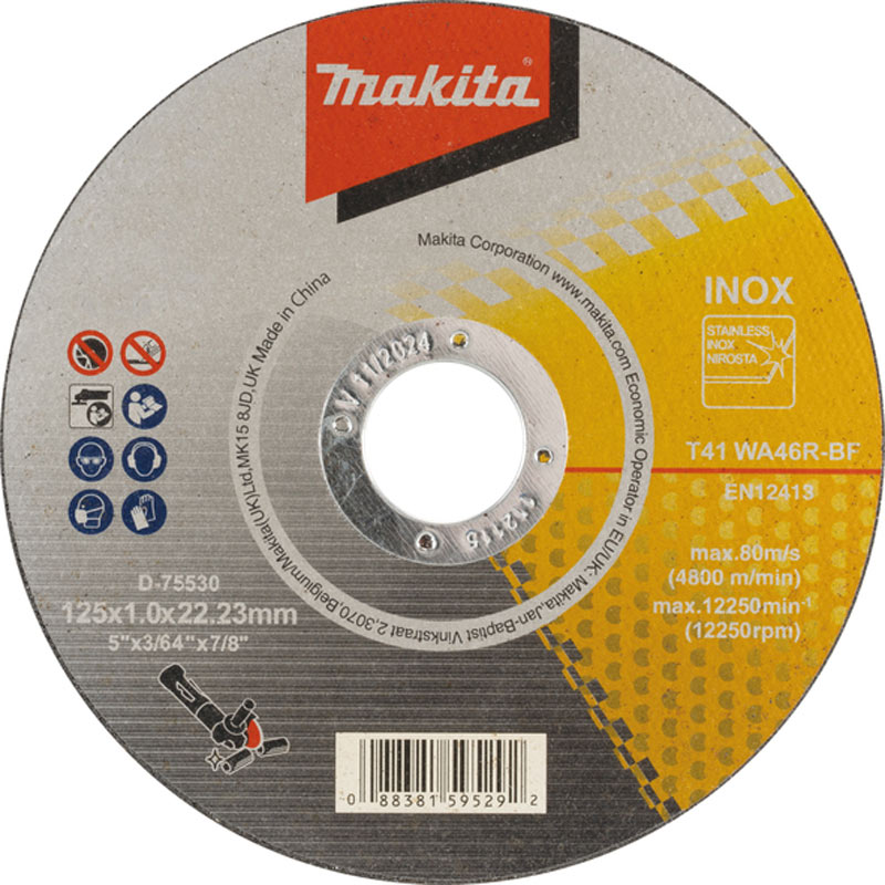 Makita - Tanka rezna ploča za INOX D-75530