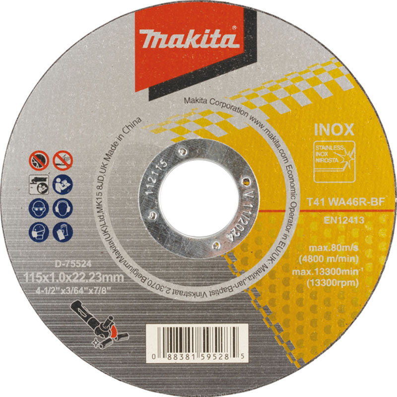Makita - Tanka rezna ploča za INOX D-75524
