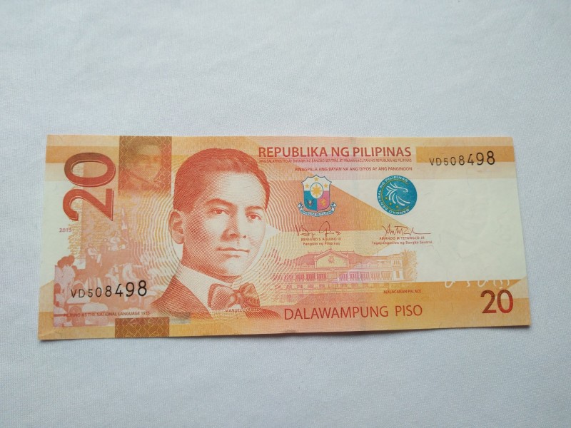 Filipini 20 piso,2013 god.aUNC