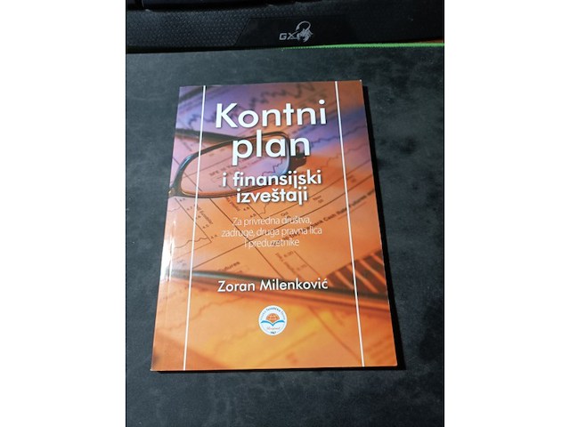 Kontni plan i finansijski izveštaji Zoran Milenković