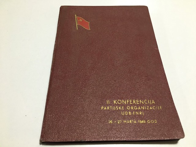 II konferencija UDB-FNRJ 26-27 mart 1949.godine RUKOPIS