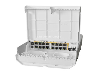 MikroTik CRS318-16P-2S+OUT netPower 16P switch 16x GE 2x SFP+ 16x PoE OUT