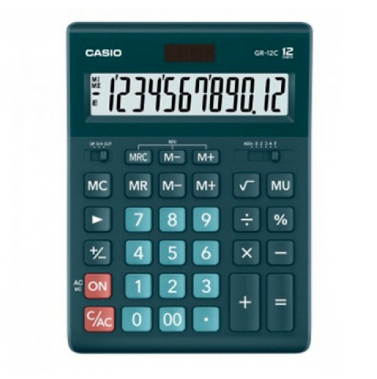 CASIO Kalkulator stoni GR-12C dark green