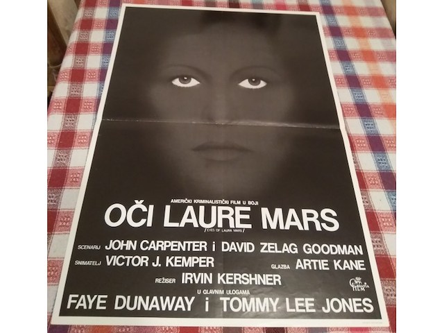 plakat OČI LAURE MARS (John Carpenter)