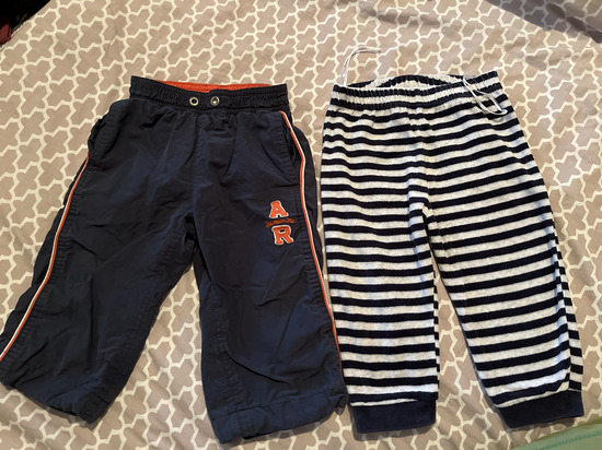 C&A, H&M pidžama i šuškave pantalone 86cm, 1,5god