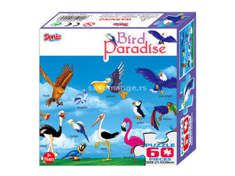 Igračka Slagalica 60pcs Bird Paradise 01-454000