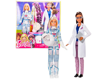 Barbie Lutka Set Astronaut i Naučnica FCP65