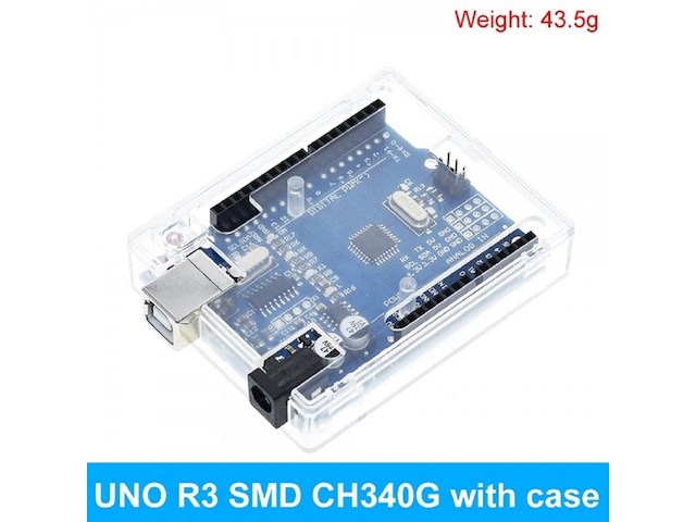 Arduino UNO R3, original ATMEGA328P, Chip CH340G