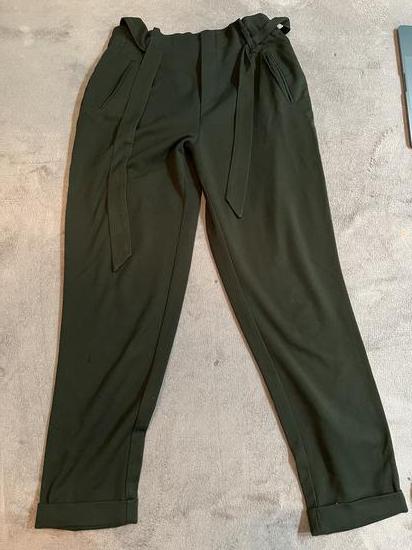 ZARA MASLINASTE ELEGANTNE PANTALONE