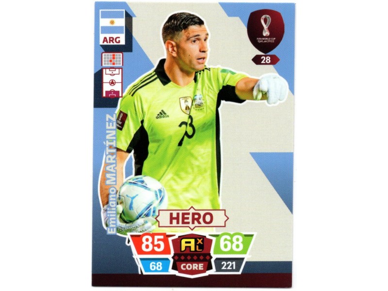ARG.28 - EMILIANO MARTINEZ - Adrenalyn XL - Qatar 2022