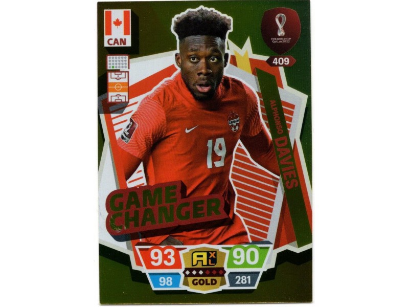 CAN.409 - ALPHONSO DAVIES - Adrenalyn XL-Qatar 2022