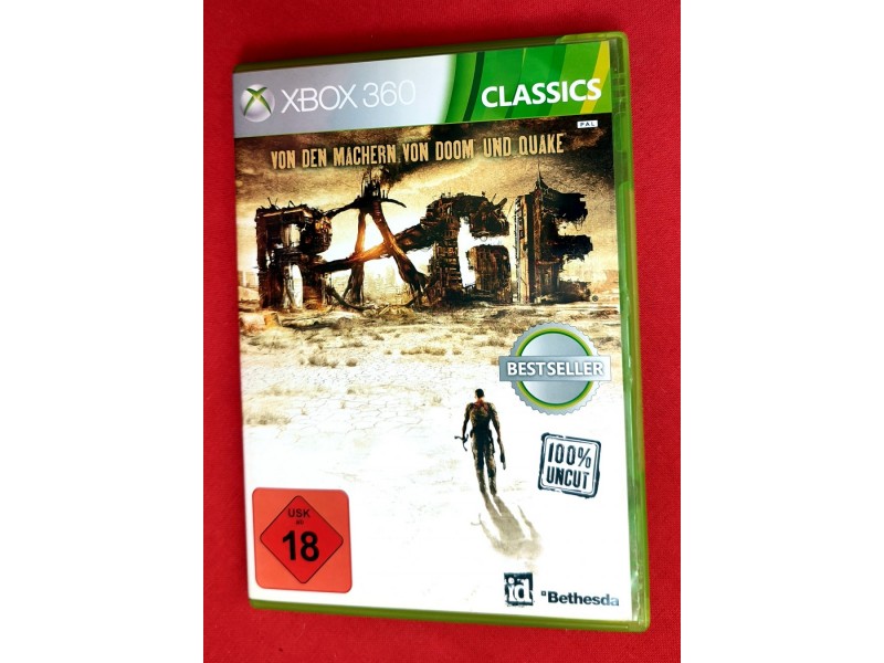 R A G E (3xcd) XBox 360 Originalna Igra