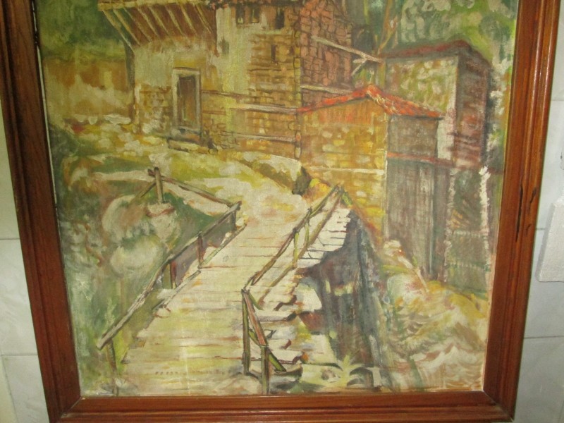 Stara slika, ulje na platnu, 121 x 81 cm