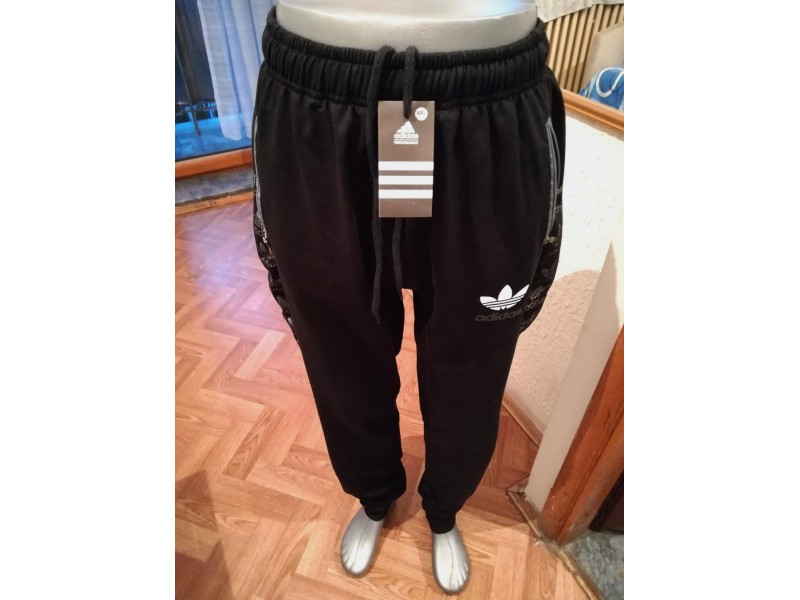 Nova muska trenerka donji deo Adidas Crna 2XL