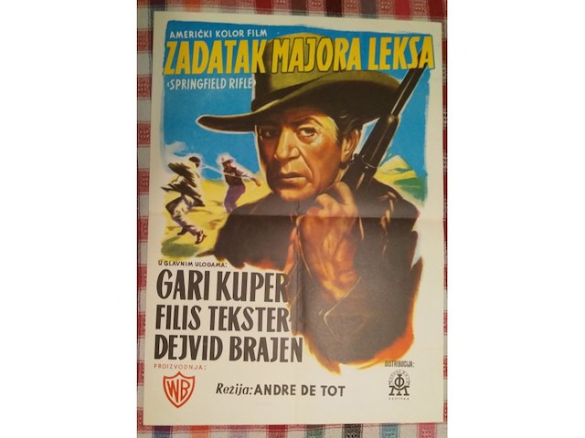 plakat ZADATAK MAJORA LEKSA (Gary Cooper)