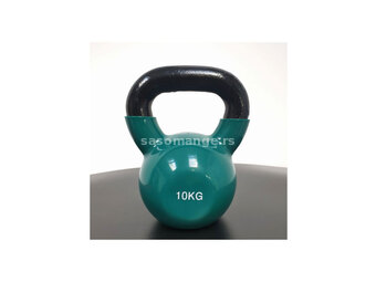 Ring Teg Kettlebell 10kg metal+vinyl RX DB2174-10-Green