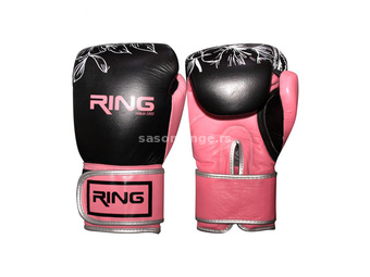 Ring Rukavice za boks 10 OZ kožne Roze RS 3311-10