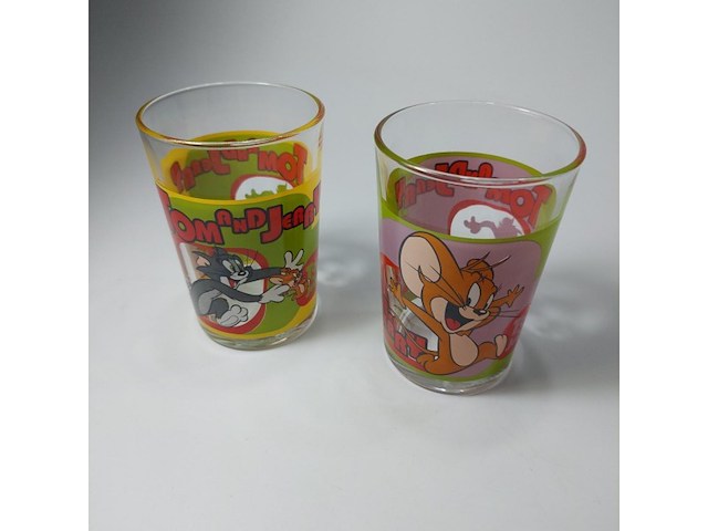 Tom and Jerry staklene čaše Tom i Džeri