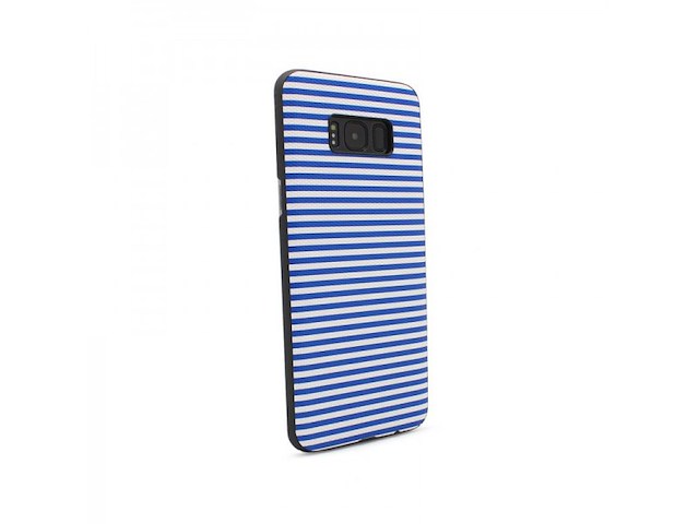 Maskica Luo Stripes za Samsung G955 S8 Plus plava