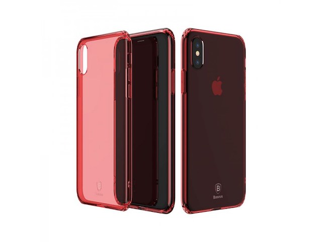 Maskica Baseus Simple anti-fall za iPhone X crvena