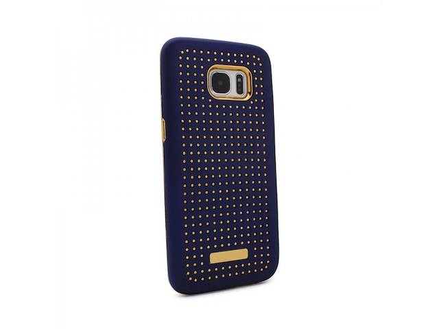 Maskica Hot Dots za Samsung G935 S7 Edge tamno plava