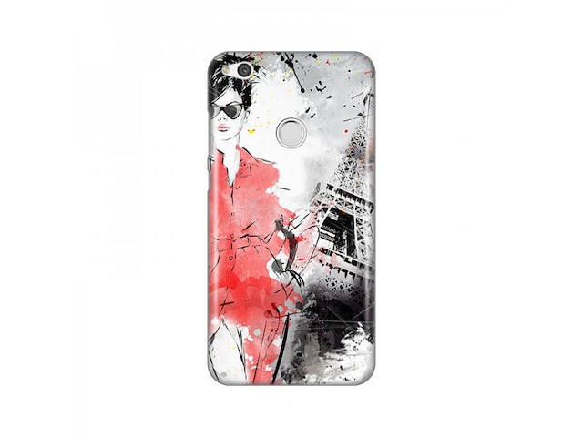 Maskica Silikonska Print Skin Za Huawei Honor 8 Lite/P8 Lite 2017/P9 Lite 2017 Paris Fashion