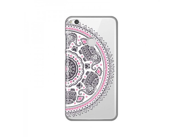 Maskica Silikonska Print Skin Za Huawei Honor 8 Lite/P8 Lite 2017/P9 Lite 2017 Elephant Mandala