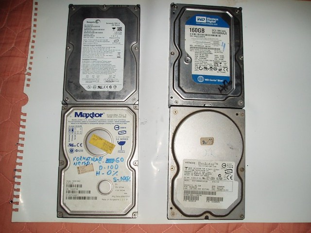 4x hdd raznih kapaciteta