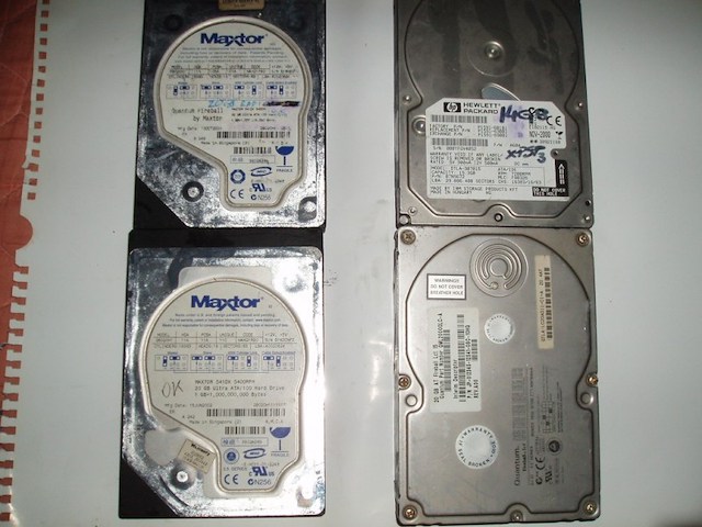 4x hdd 20 gb