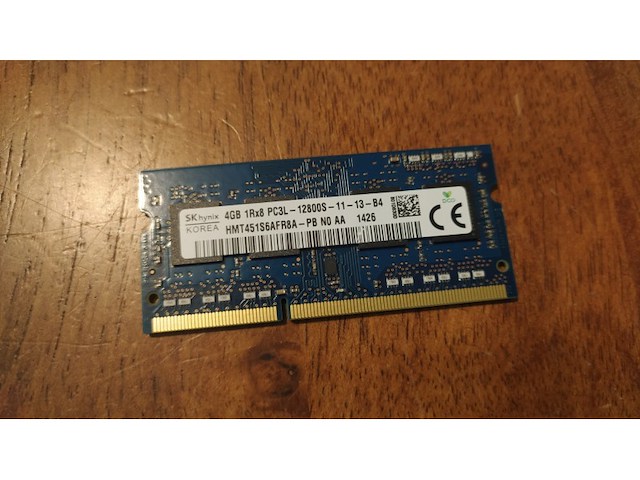 Ram memorija DDR3 Hynix 4GB , 1600Mhz , PC3L , BR5