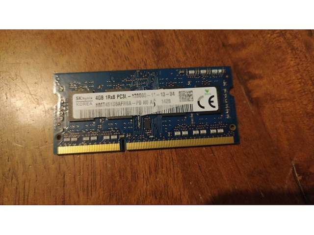 Ram memorija DDR3 Hynix 4GB , 1600Mhz , PC3L , BR4