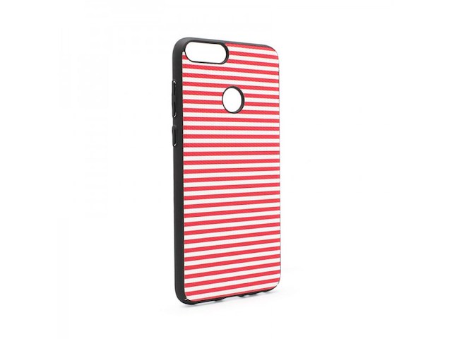 Maskica Luo Stripes za Huawei P smart/Enjoy 7S crvena