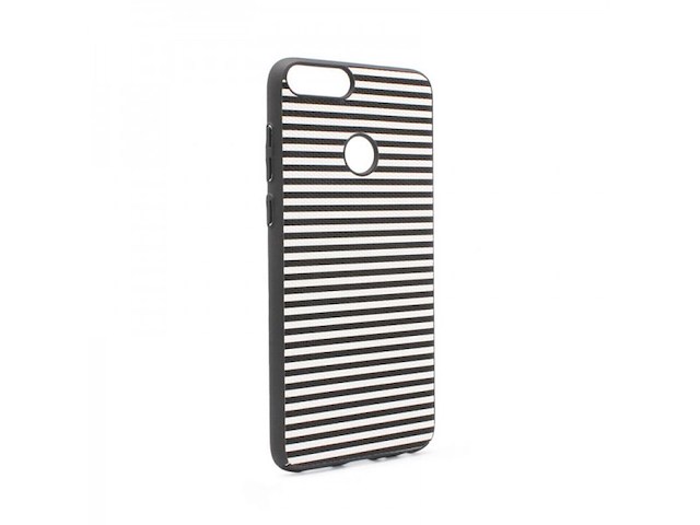 Maskica Luo Stripes za Huawei P smart/Enjoy 7S crna