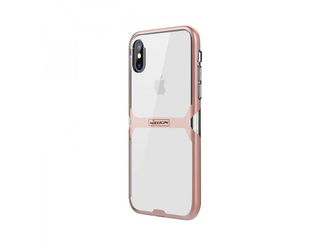 Maskica Nillkin Crystal za iPhone X roze