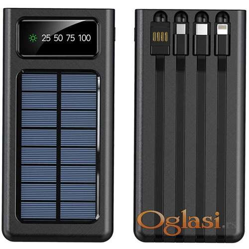 Power bank solarni sa 4 konektora