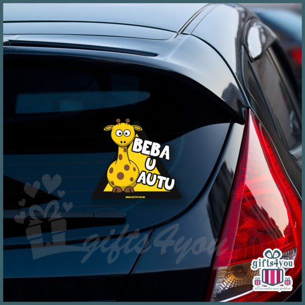 Beba u autu - Žirafa