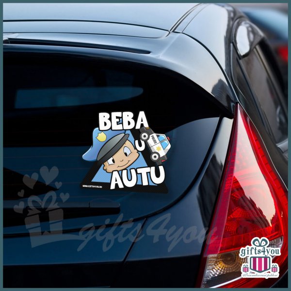 Beba u autu - Policajac