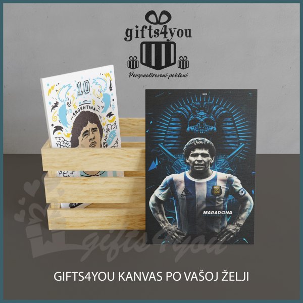 Diego Maradona kanvas