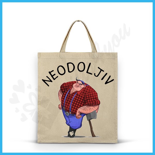 Neodoljiv pamučna torba