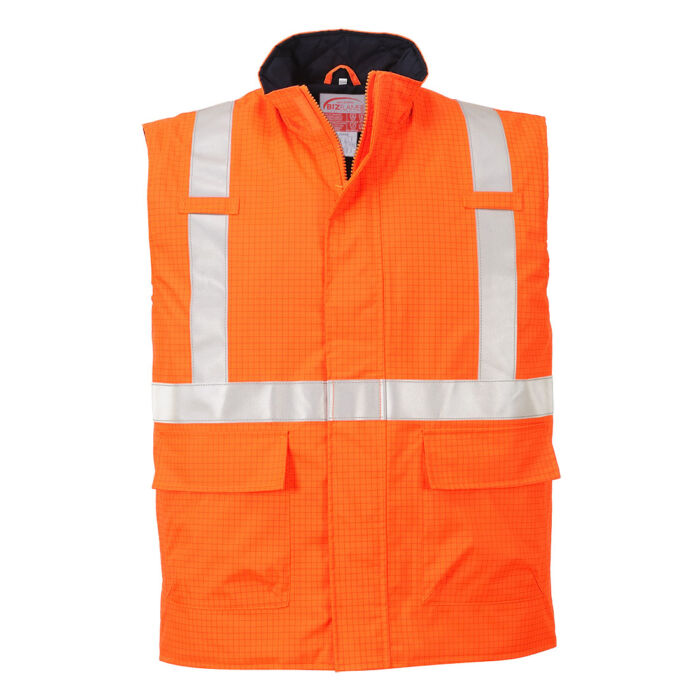 Bizflame Hi-Vis Antistatik prsluk za kišu