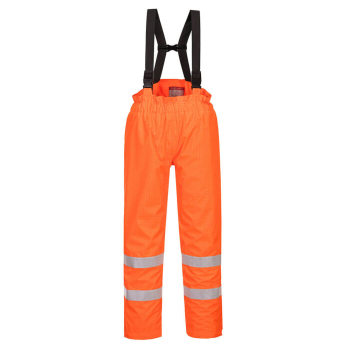 Bizflame Hi-Vis Antistatik kišne pantalone postavljene