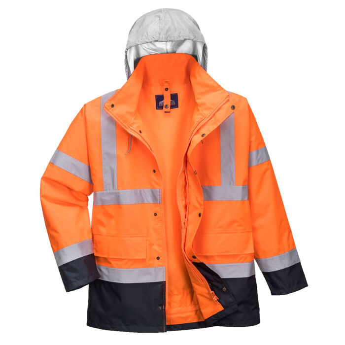 Hi-Vis 4-u-1 kontrast Traffic jakna