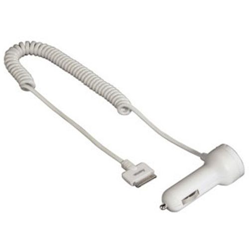 HAMA Car Charging cable za Apple iPhone 3G/3G S/4/4S/iPod (Beli)