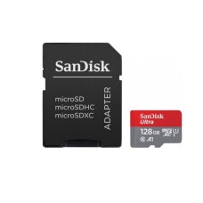 SANDISK Memorijska kartica Ultra microSD 128GB + adapter