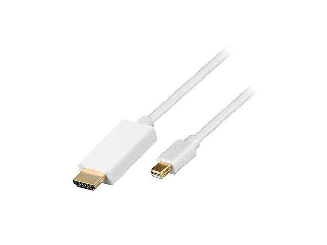 Kabl mini DisplayPort muški-HDMI muški 1.8m beli