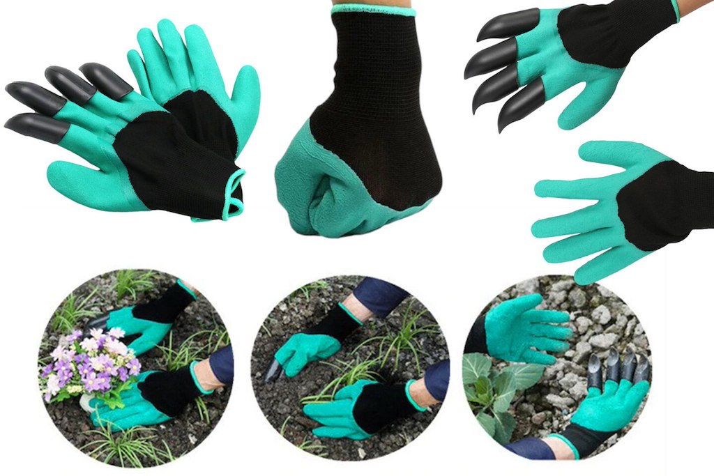 Baštenske rukavice QuickClaws, univerzalne veličine, plastične kandže