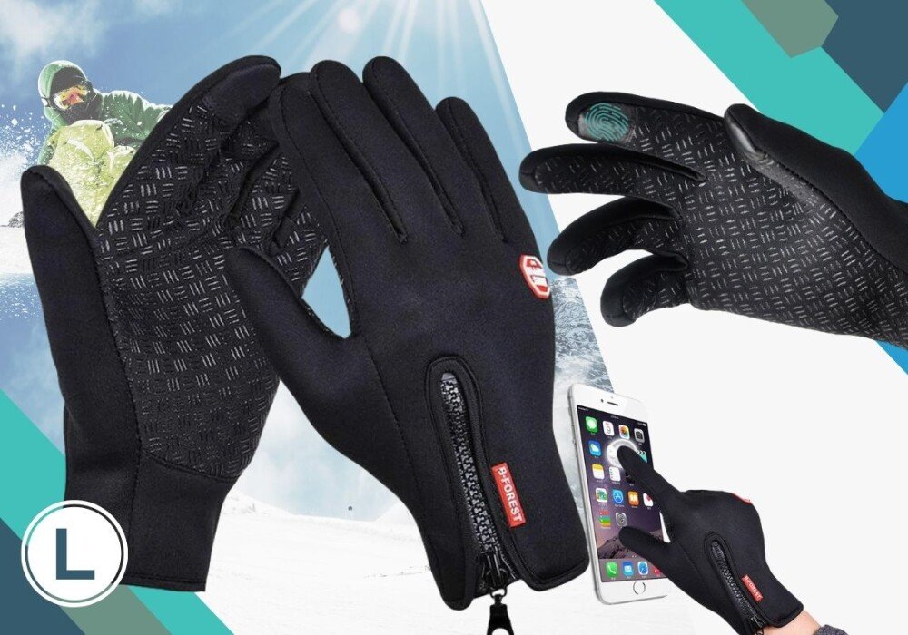 Termo rukavice za ekran na dodir WarmTouch, Touchscreen, neklizajuće, sport