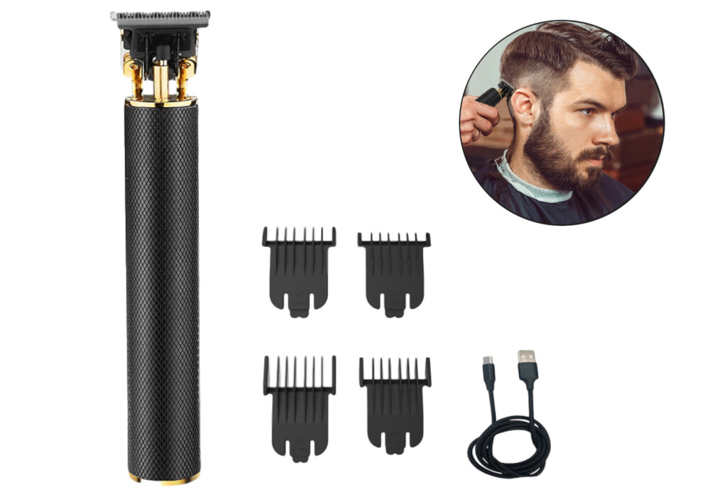 Električni trimer brade i kose za muškarce PreciseCut, s T oštricom